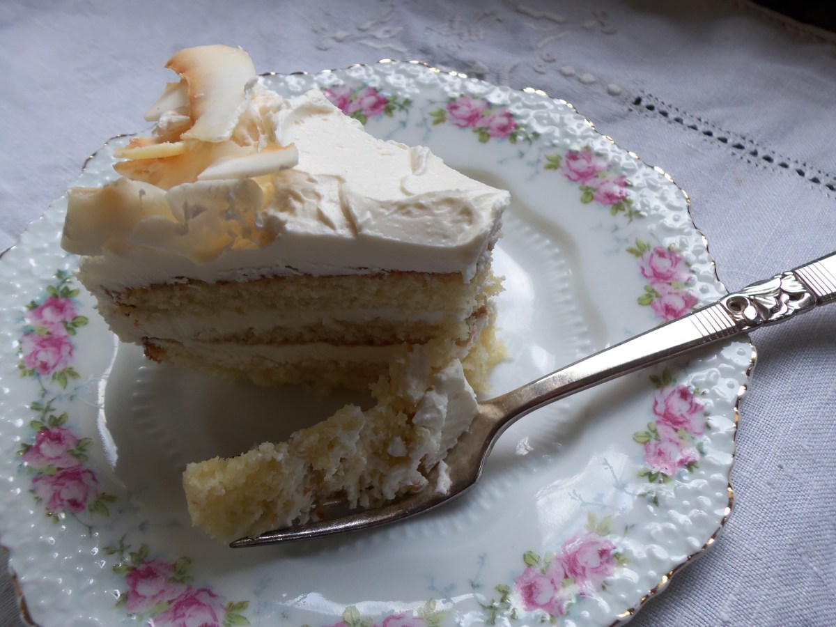 Coconut Lightning Cake with Italian Buttercream Frosting – SpoonGood